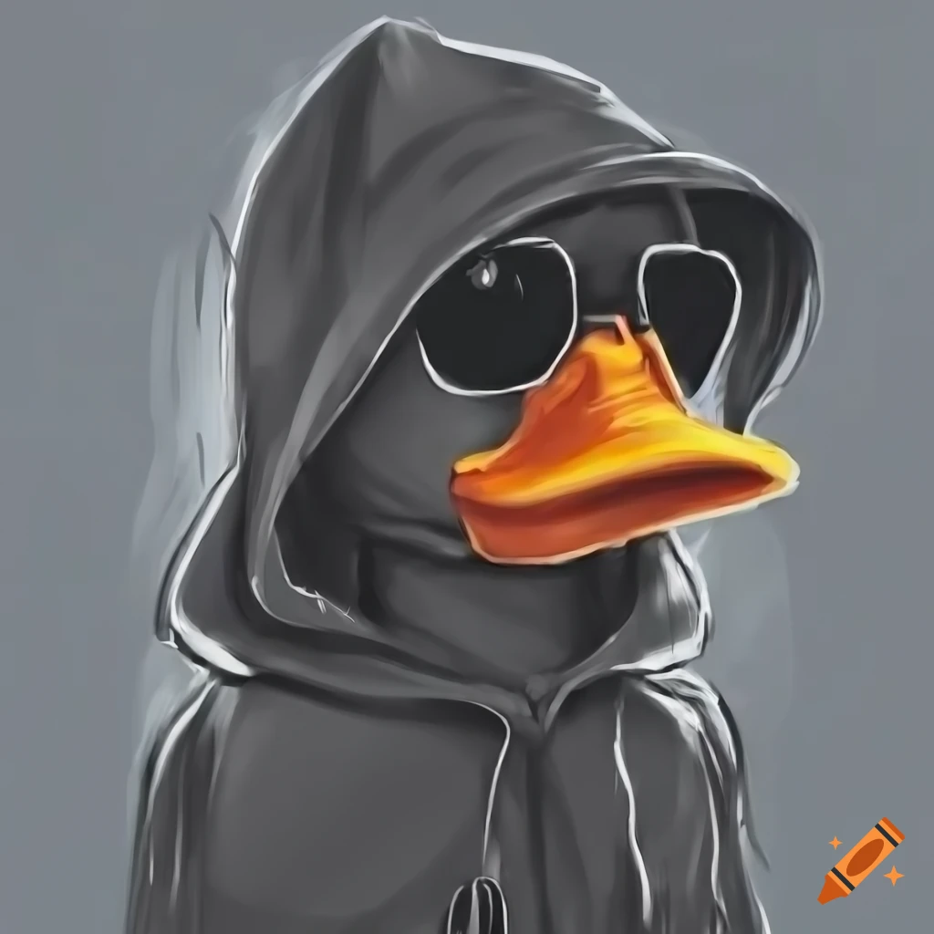 Profile picture of a stylish humanoid duck with a cap and sunglasses on ...