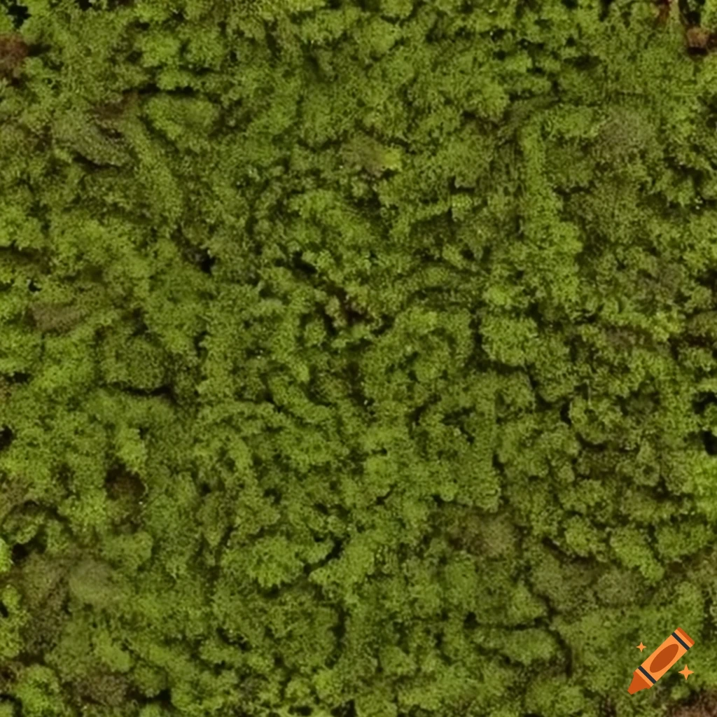 Seamless pattern of moss texture on Craiyon