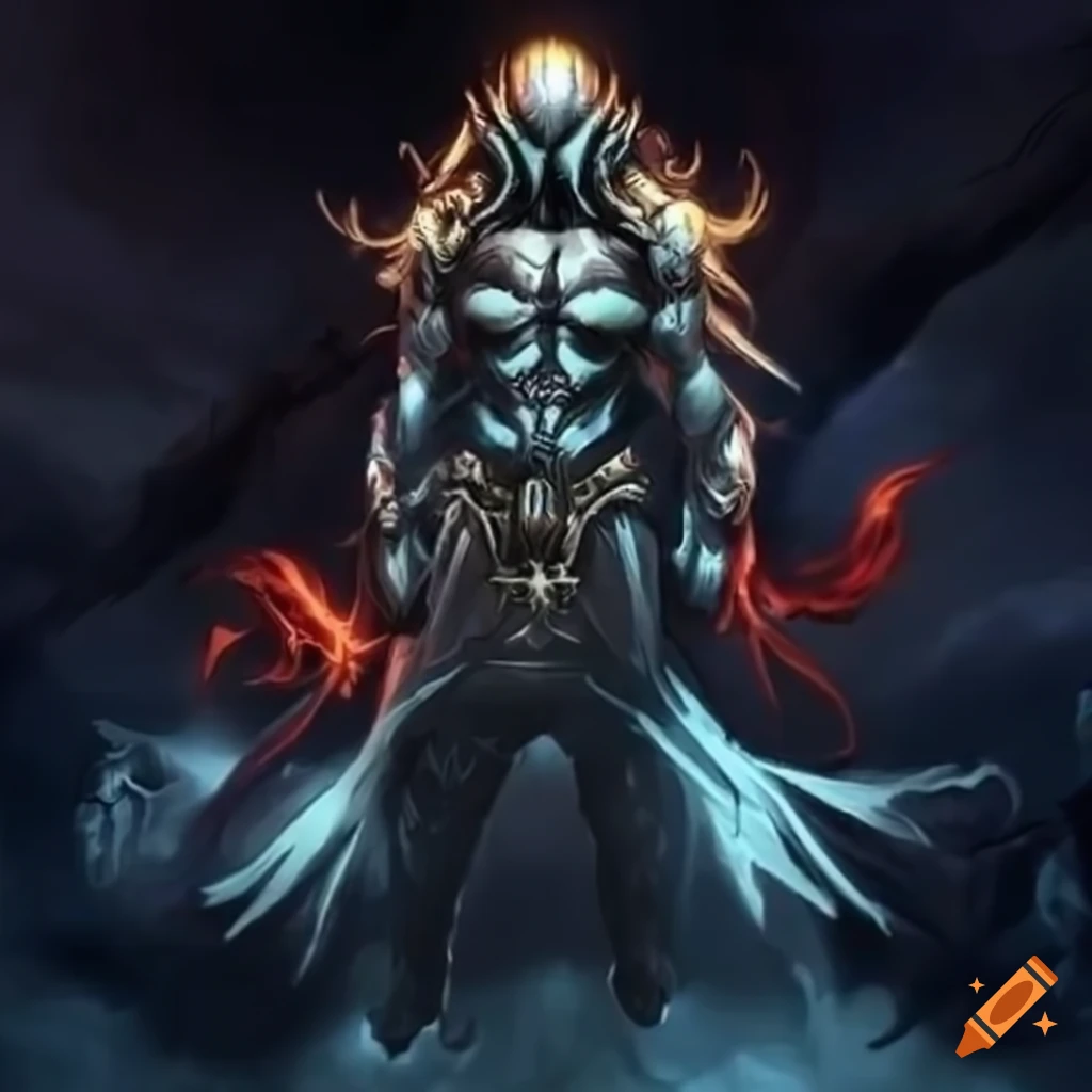 Artwork of a deity of rebirth on Craiyon