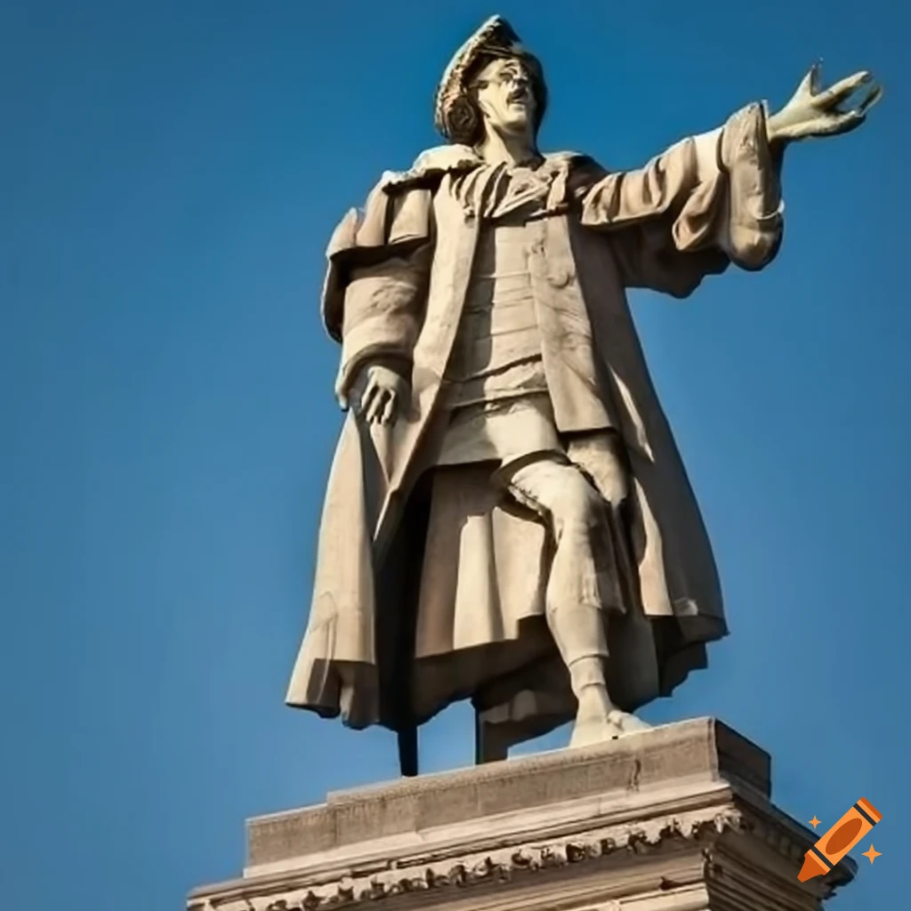 Statue of christopher columbus on Craiyon
