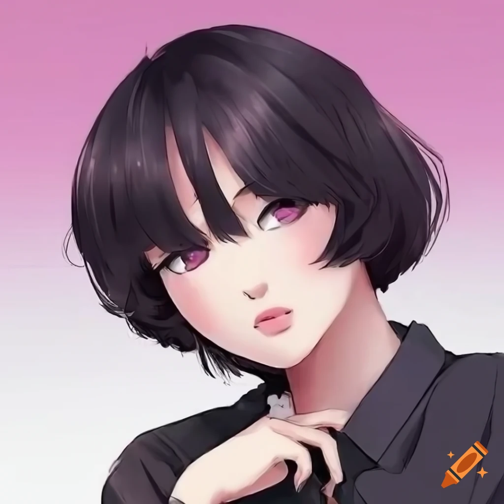 Anime Girl With Short