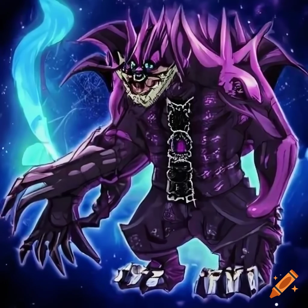 High-quality image of a Yu-Gi-Oh monster on Craiyon