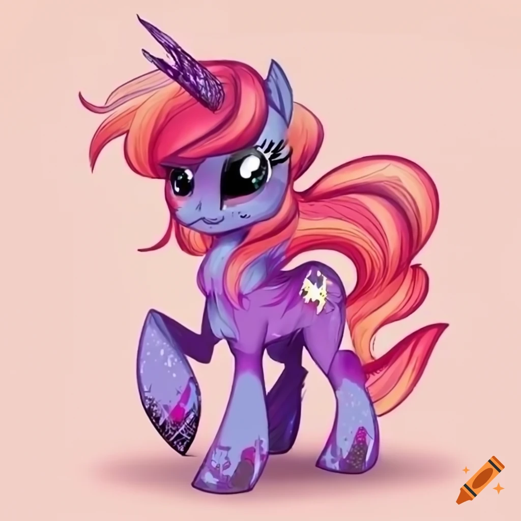 Full body illustration of my little pony character