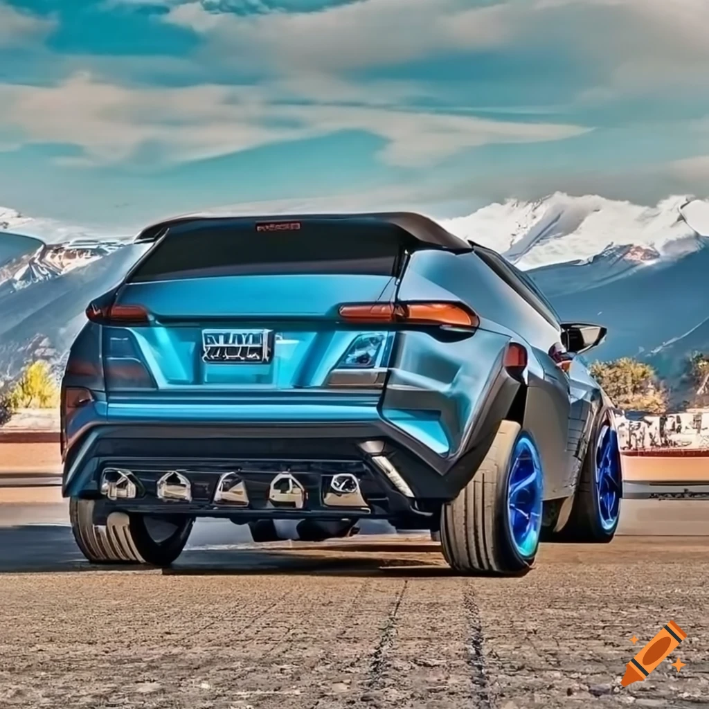 Customized 2020 hyundai tucson with unique modifications on Craiyon