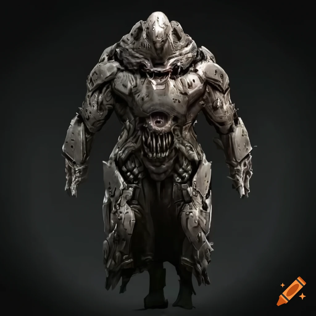 Image of an evil alien mutant warlord on Craiyon
