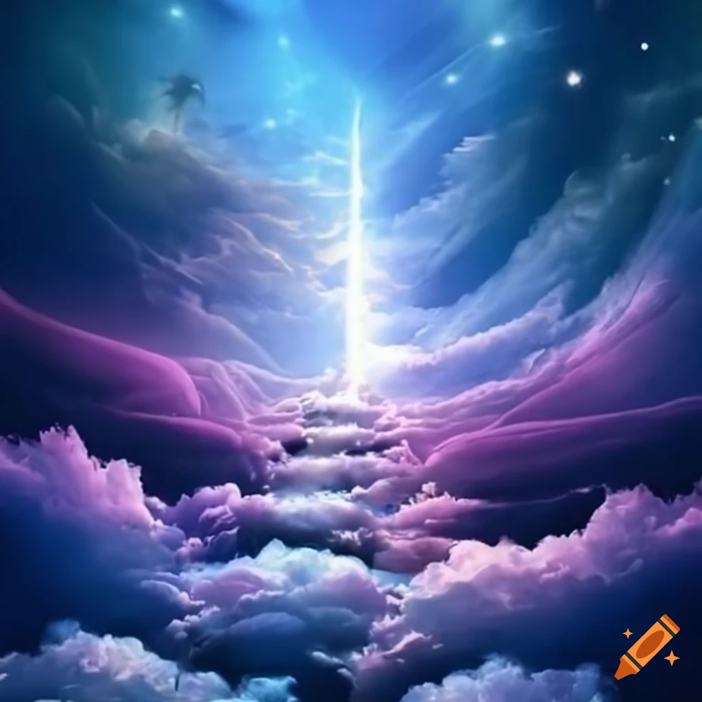 Concept of heaven on Craiyon