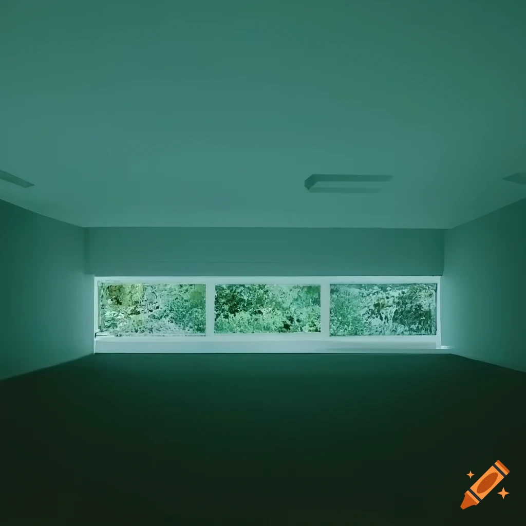 Artwork representing a liminal space on Craiyon