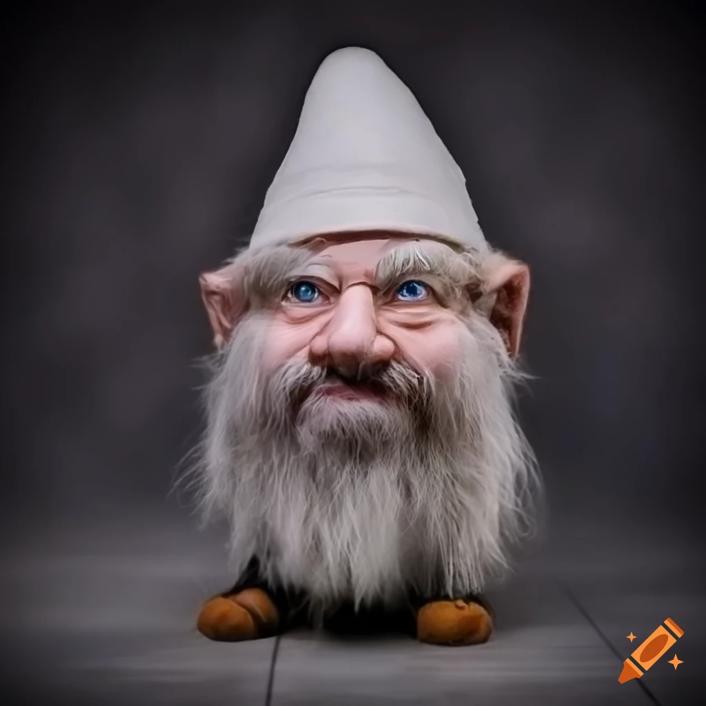 Image of a mischievous wizard gnome on Craiyon