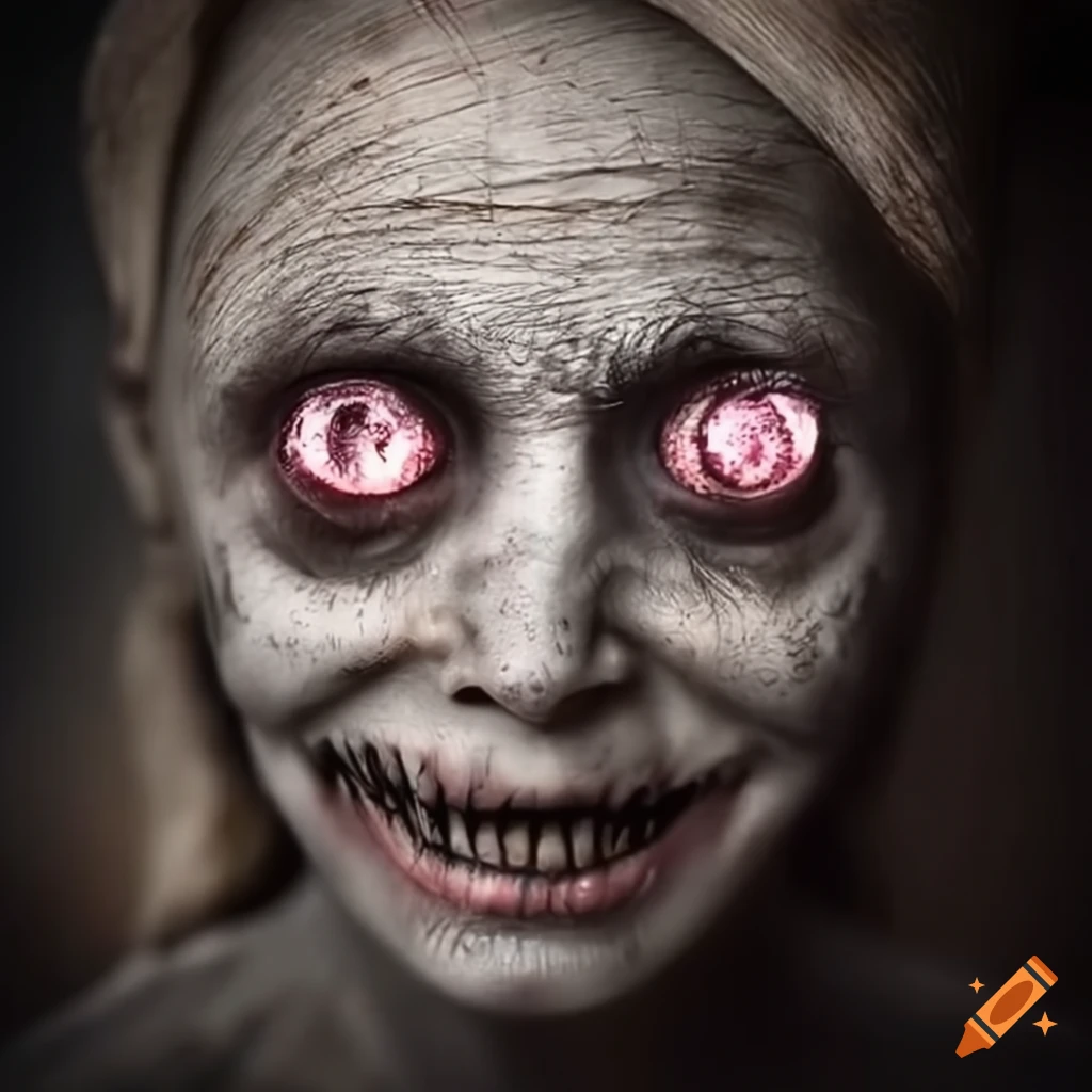 Sinister smile on Craiyon