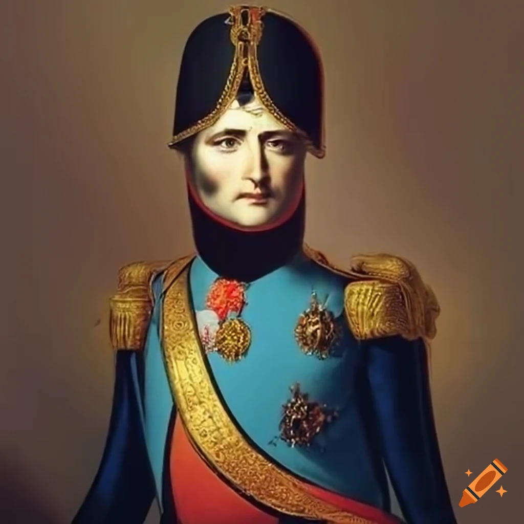 Portrait of napoleon bonaparte in tuileries palace on Craiyon