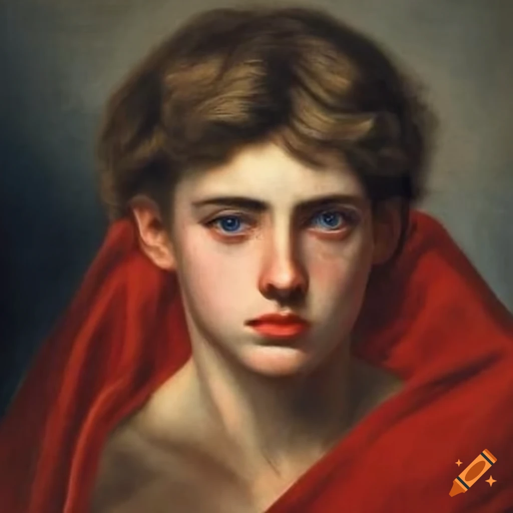 Detailed painting of a confident and powerful male god on Craiyon