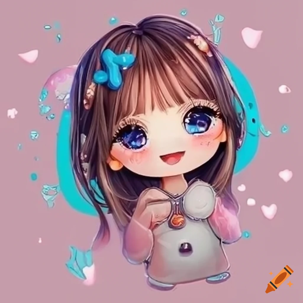 Cute stickers for girls on Craiyon