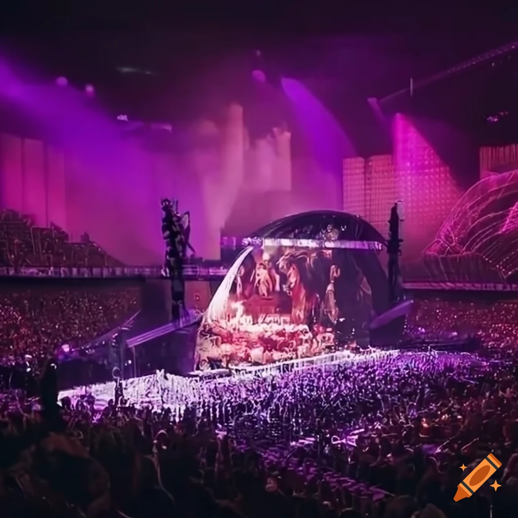 Taylor Swift's Lover Stadium Tour stage on Craiyon