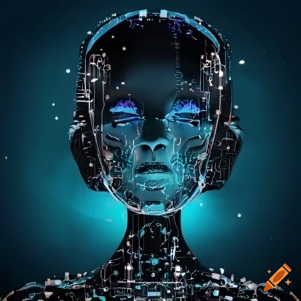 Poster for corporate finance event about artificial intelligence in digital music distribution ...