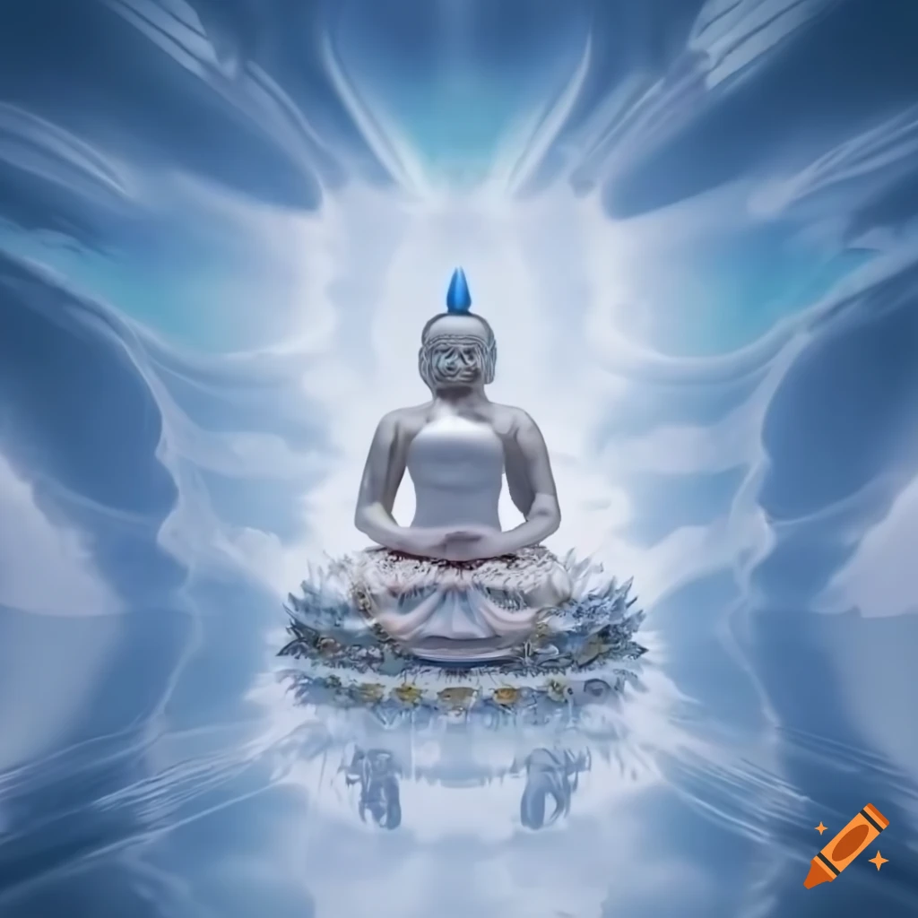 Concept art of Buddha in heavenly realms on Craiyon