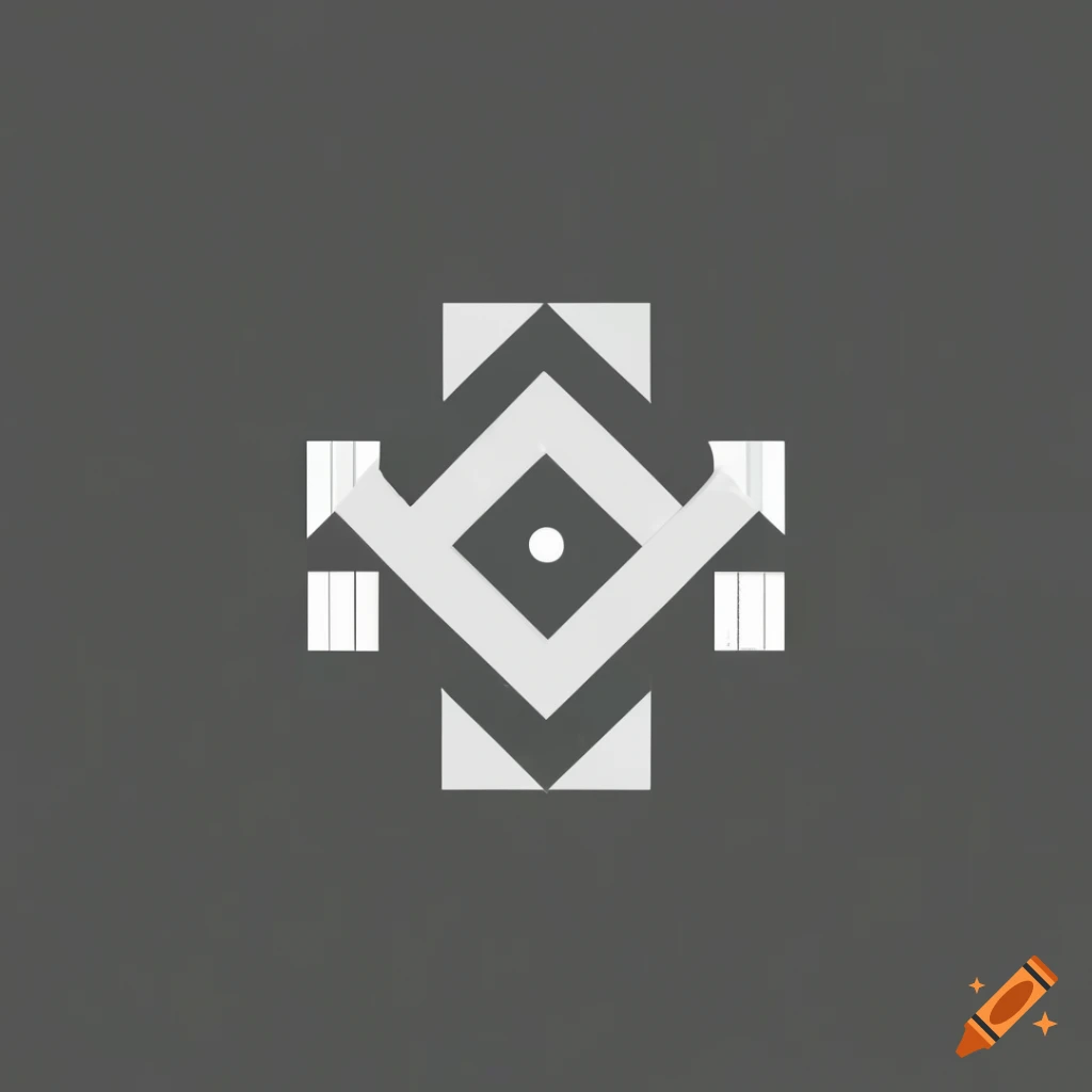 Sleek and abstract logo for mathematics on Craiyon