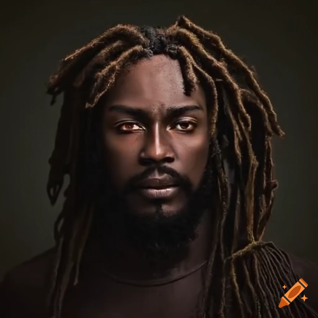 Successful businessman with long locs and suit on Craiyon