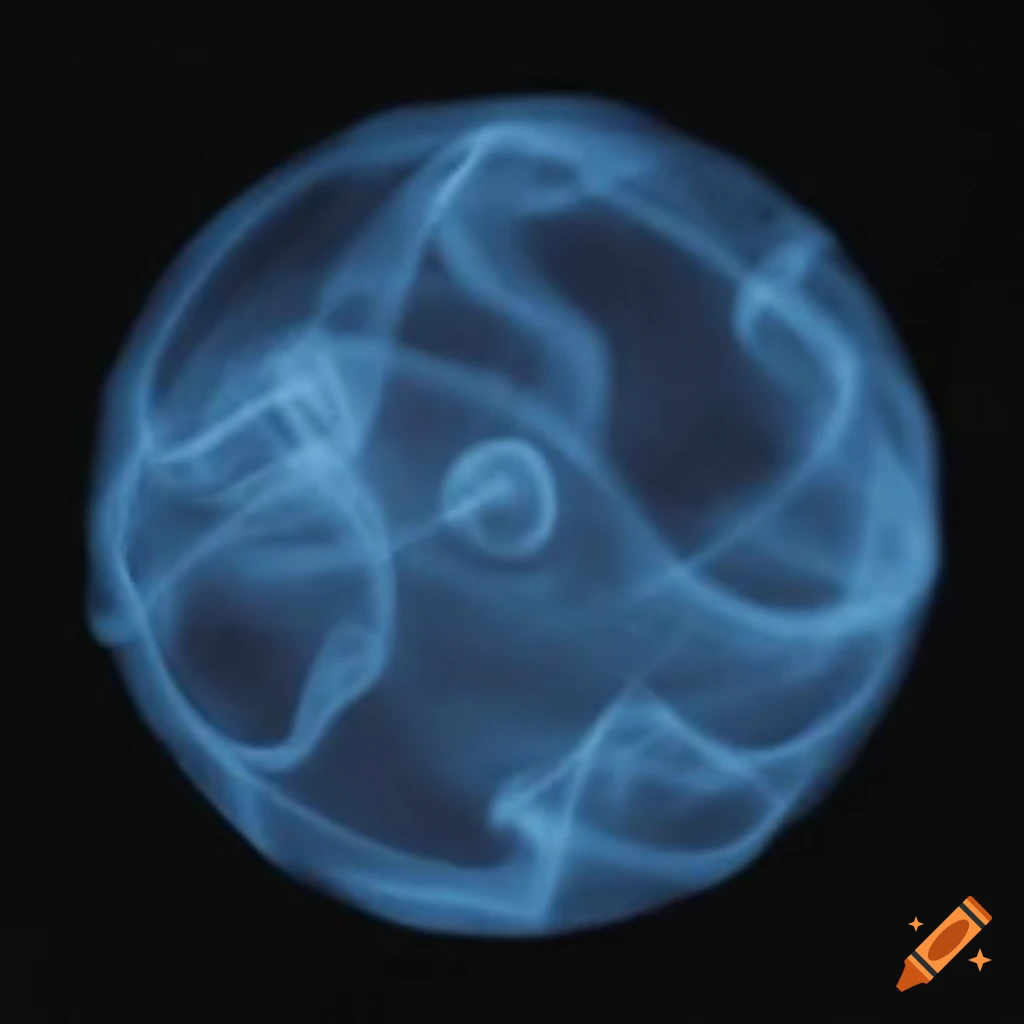 Smoke particle orb texture on Craiyon
