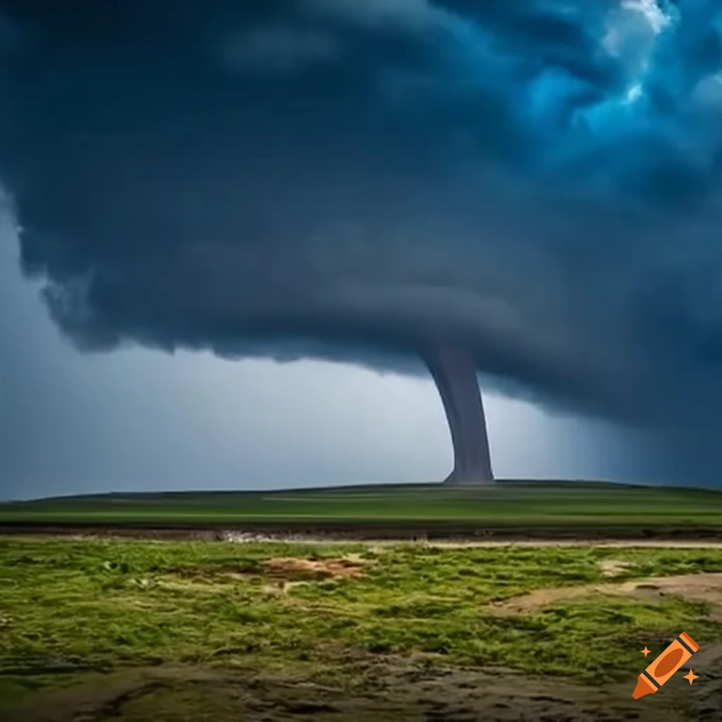 Image of a destructive tornado