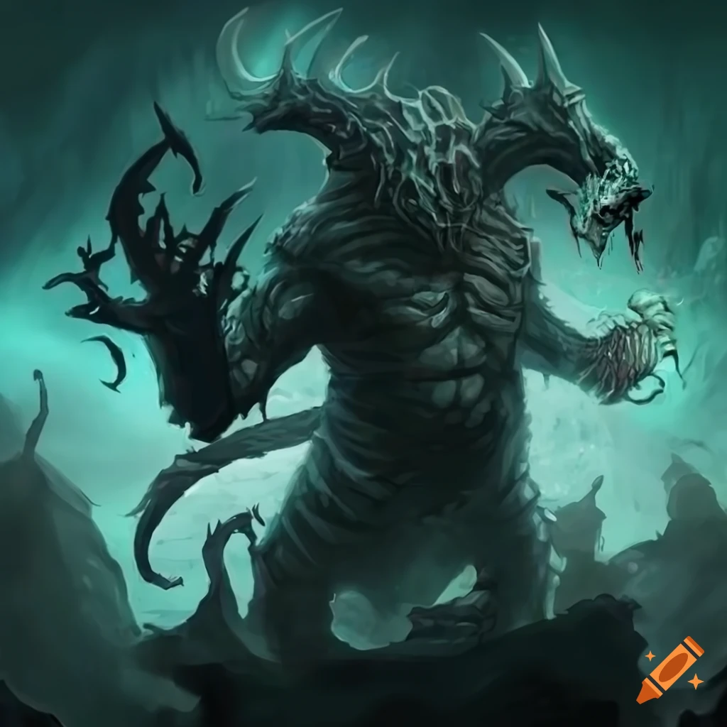 Image of an Abyssal Behemoth from Dungeons & Dragons on Craiyon