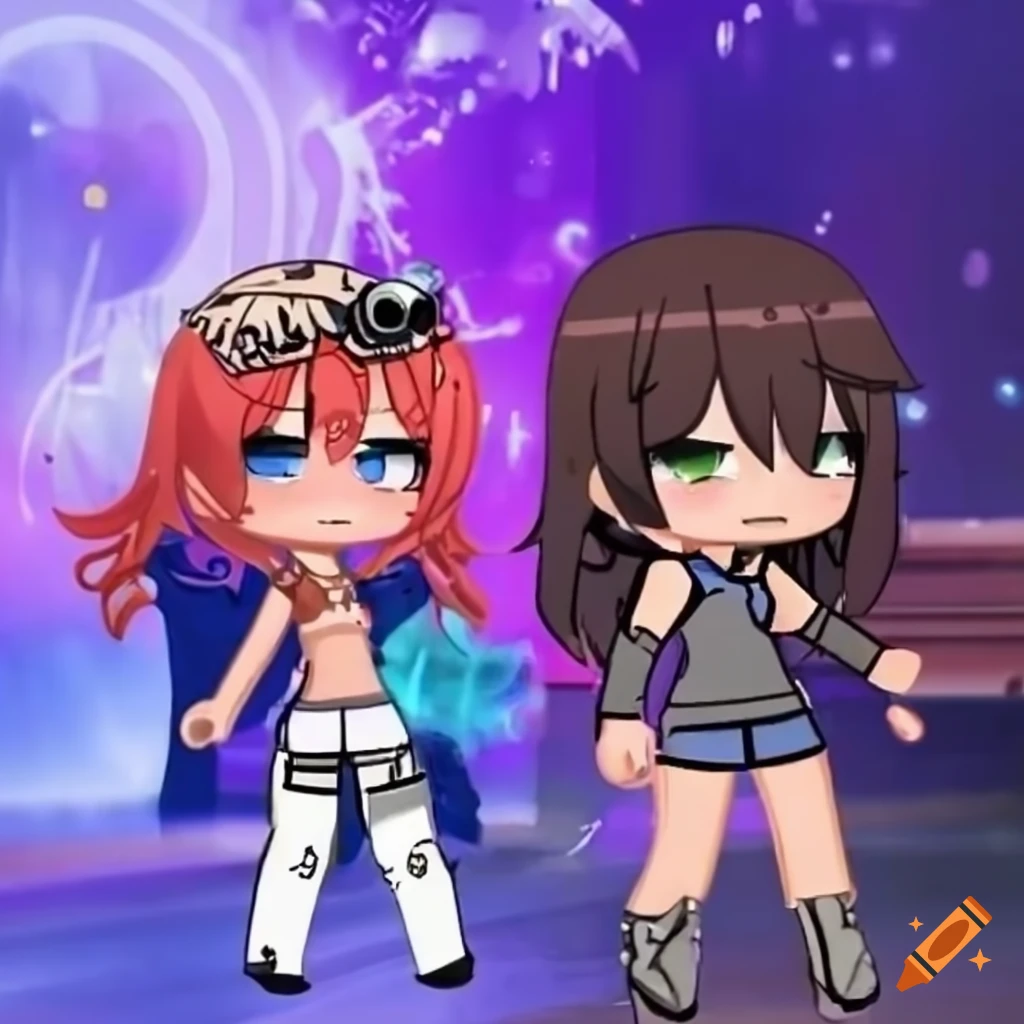 Pixar movie poster for gacha life on Craiyon