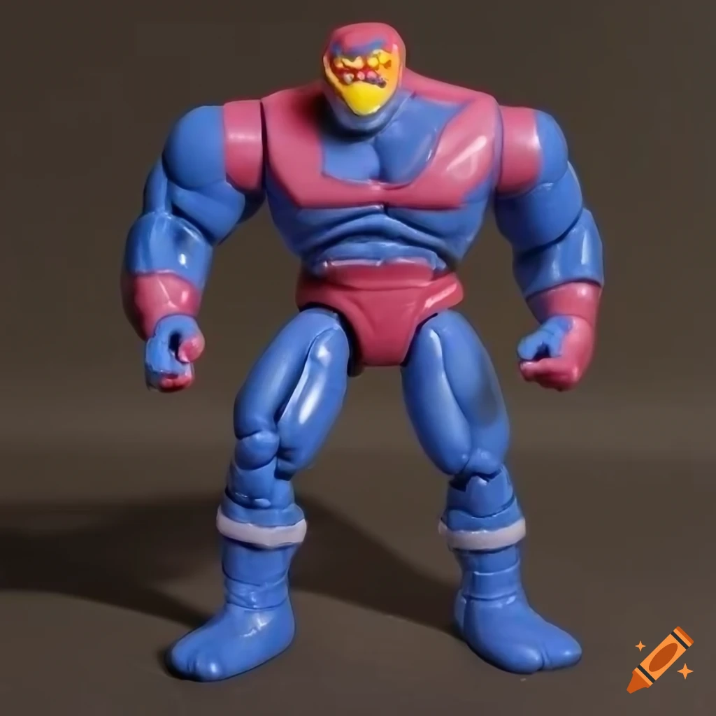 Rare vintage 90s action figure in studio environment on Craiyon