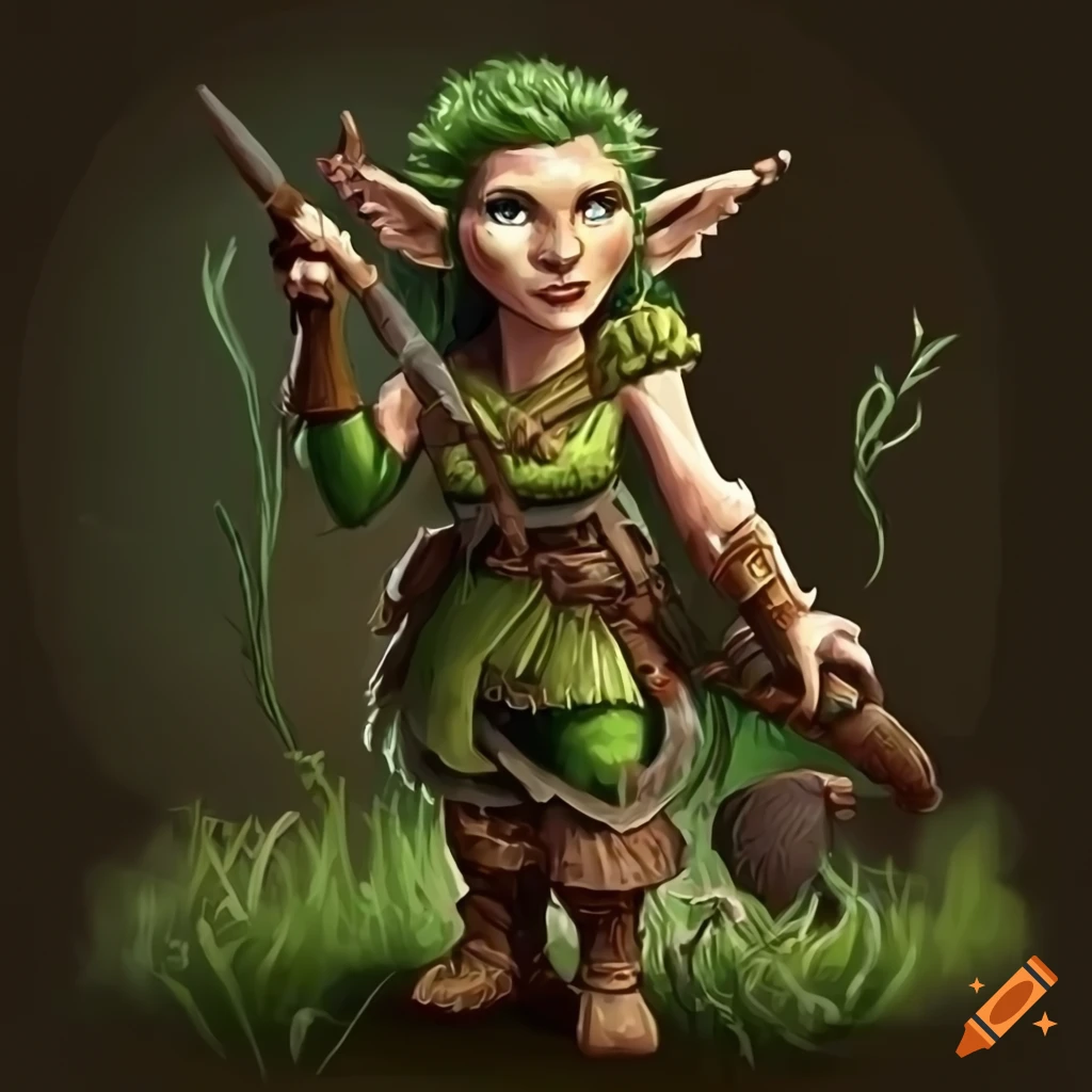 Dnd Female Gnome Druid