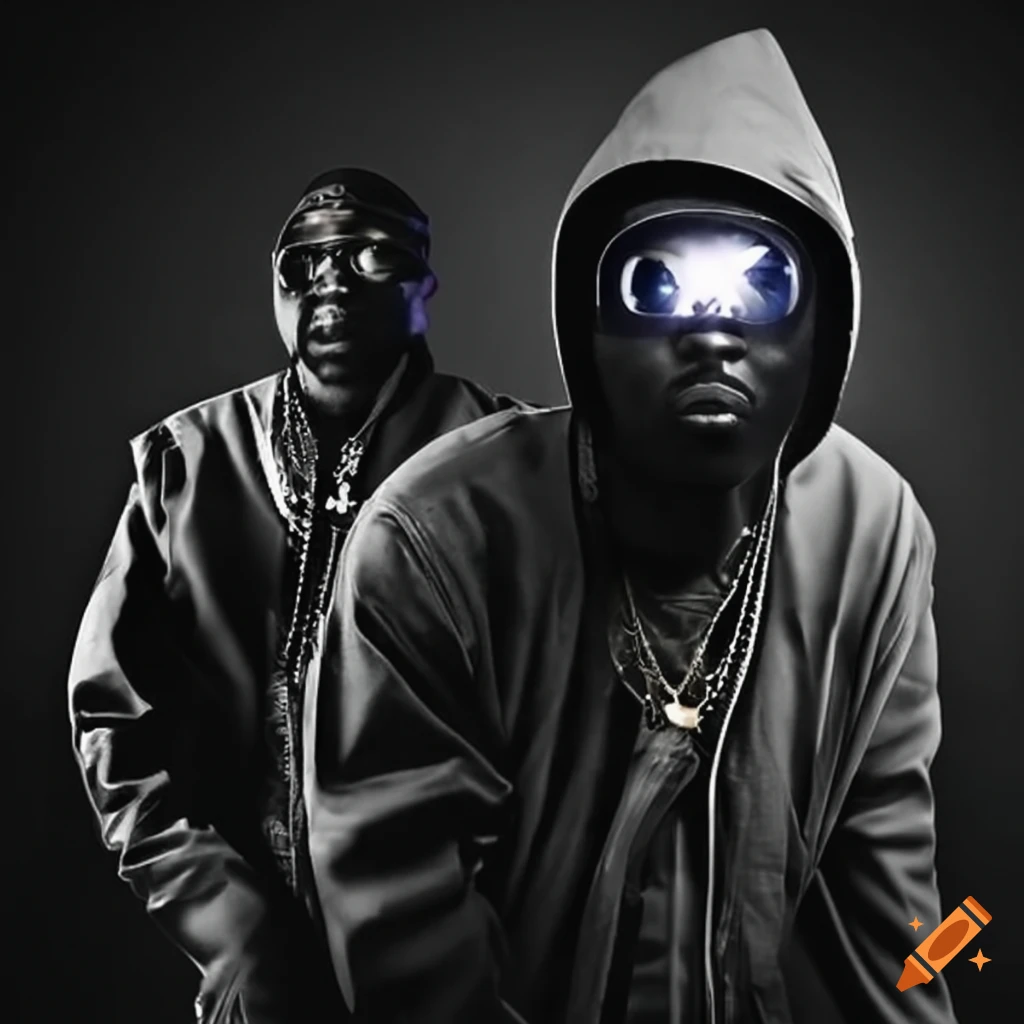 Gangster rap in space concept on Craiyon