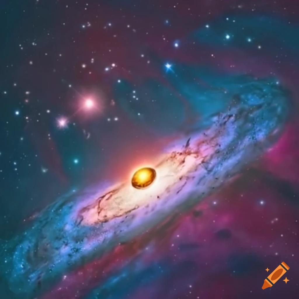 Stunning image of stars and galaxies in the cosmos on Craiyon