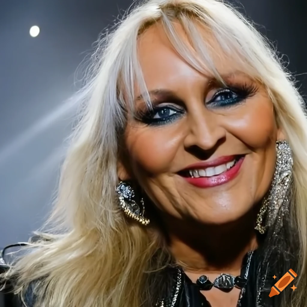 Portrait of doro pesch, the german metal queen
