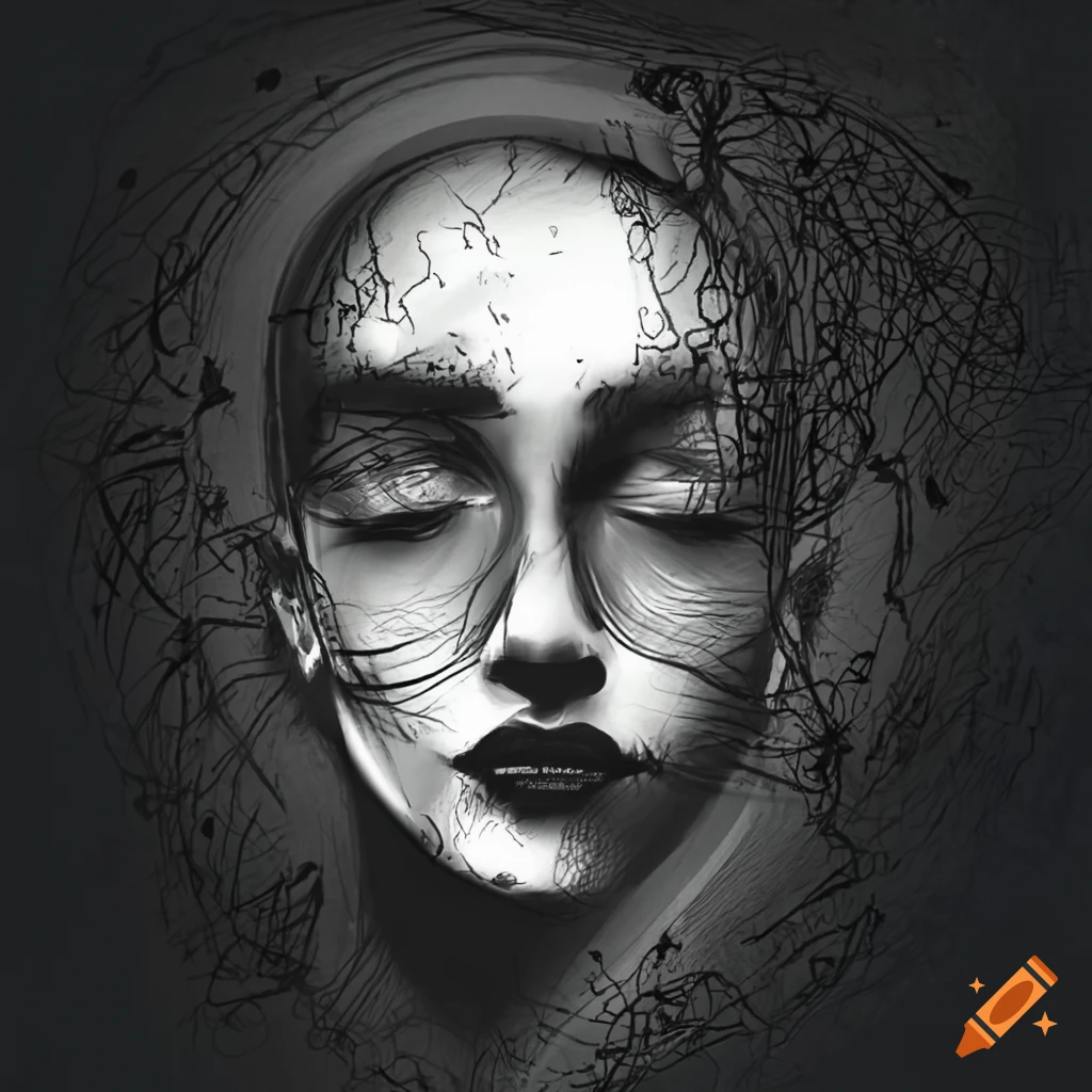 Abstract digital art depicting memories on Craiyon