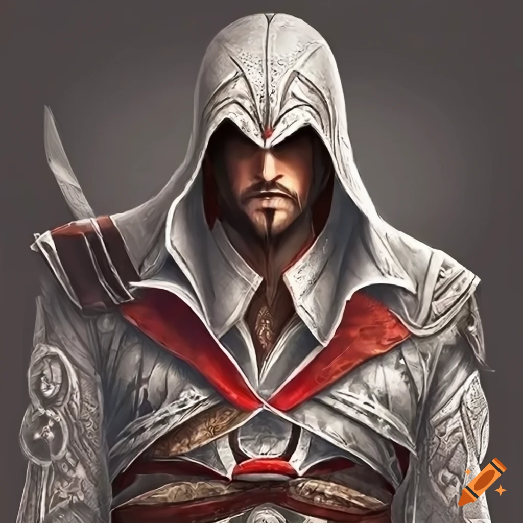 Ezio from assassin's creed on Craiyon