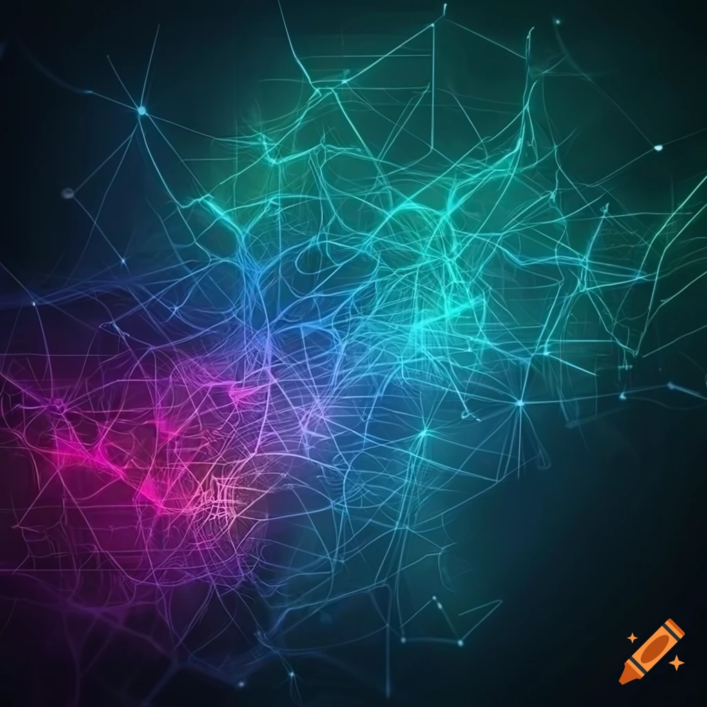 Professional linkedin background design for an ai researcher on Craiyon