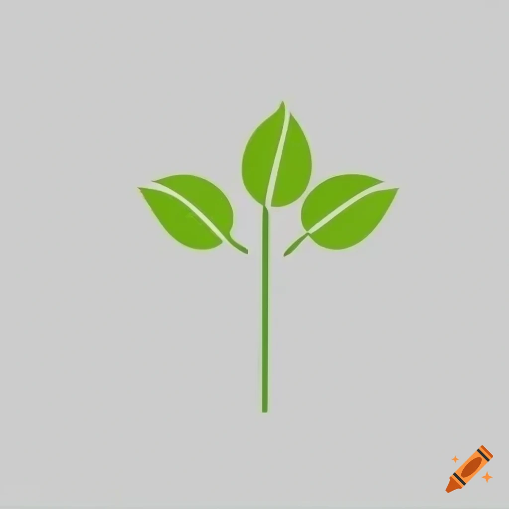 Minimalist logo of ripe crop on white background on Craiyon