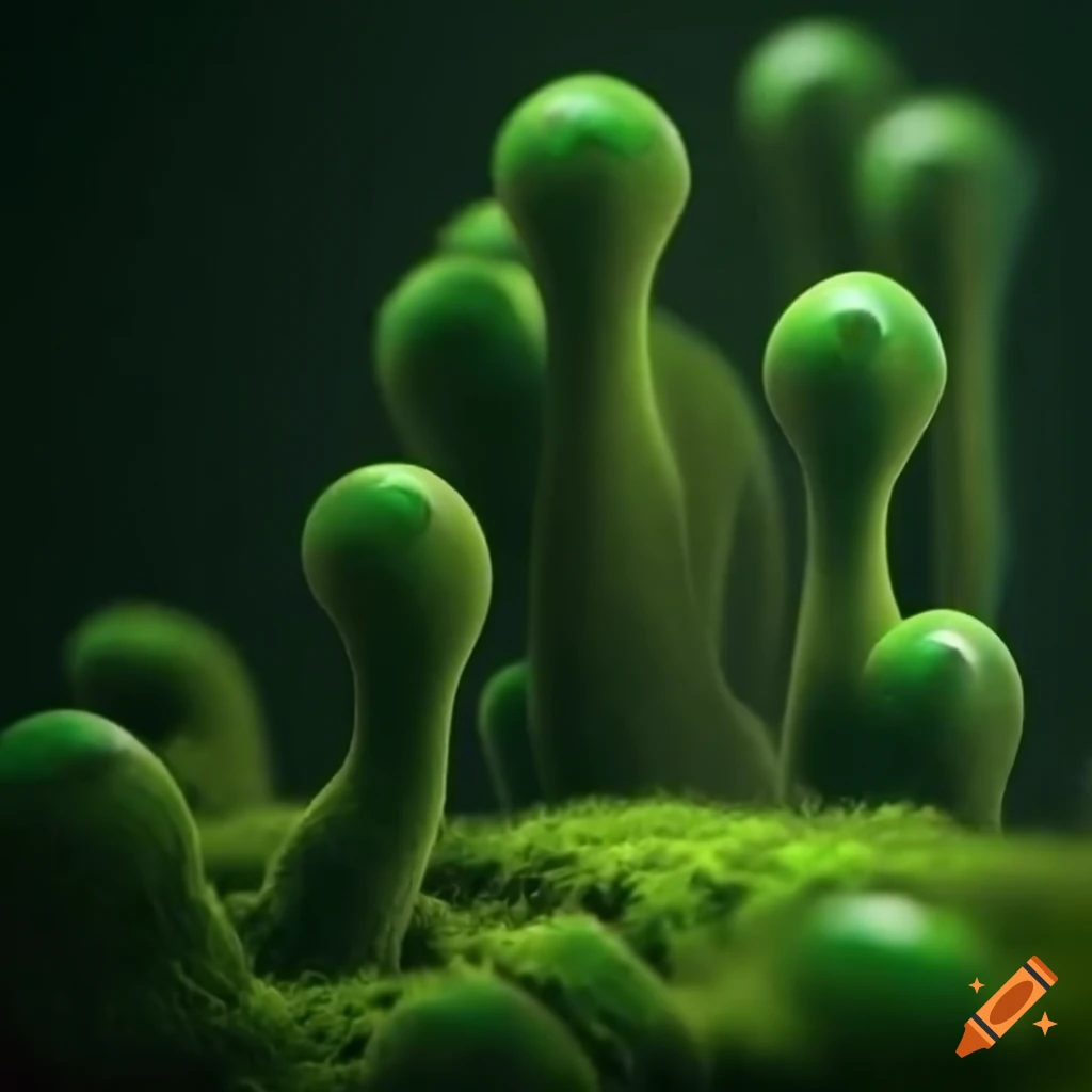 2D game layout map with organic alien plant and columns on Craiyon