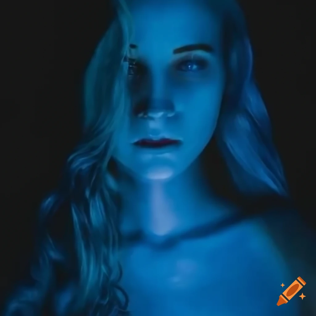 Image of a beautiful water spirit in moonlight on Craiyon