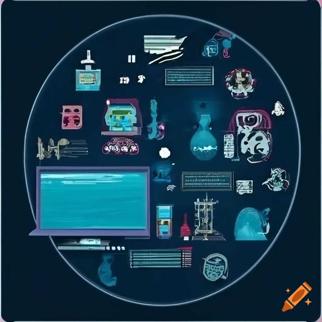 Book cover for 'Technology and Computer Science' on Craiyon