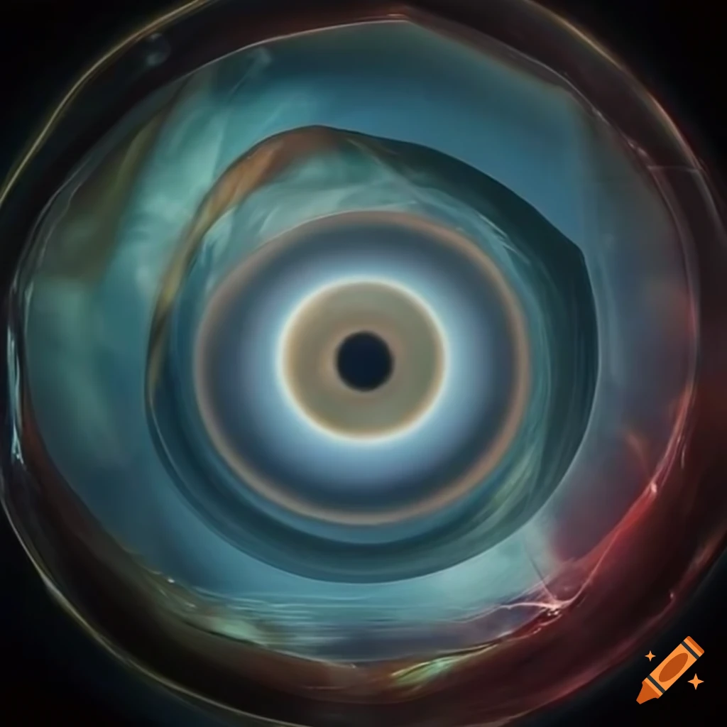 Hyper-realistic artwork of a translucent glass torus on Craiyon