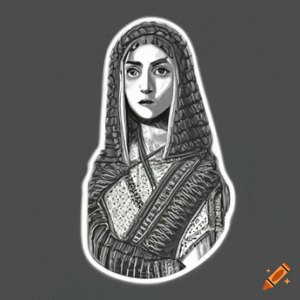 Portrait of nehal from assassin's creed mirage