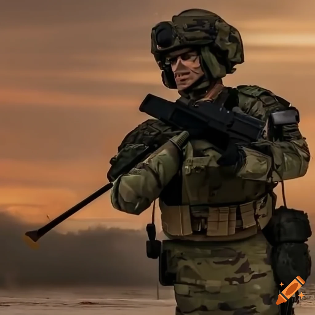 Image representing transforming combat dynamics on Craiyon