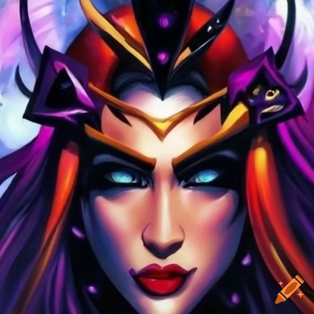 Evil lyn in simon bisley art style