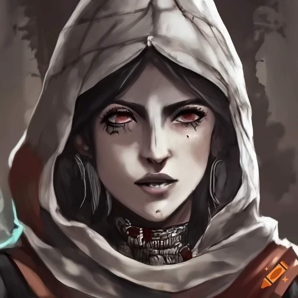 Portrait of nehal from assassin's creed mirage