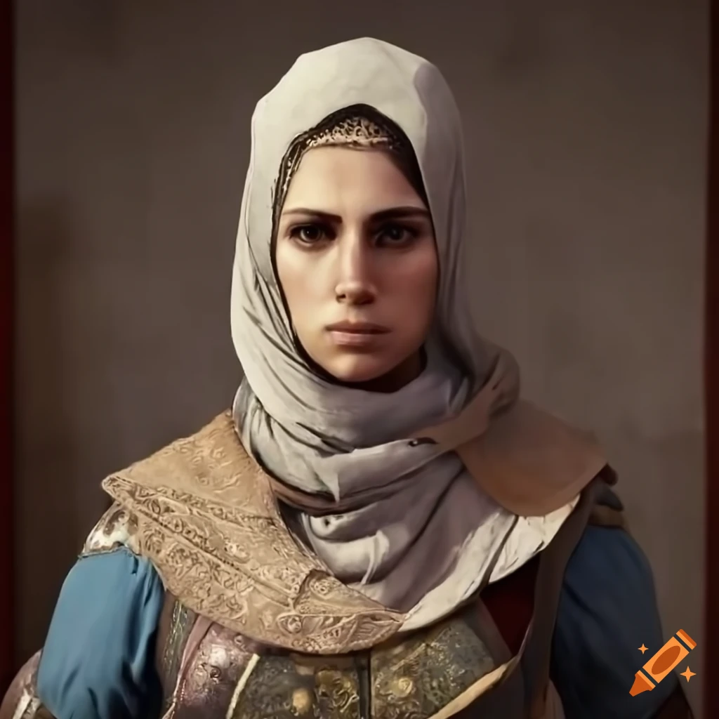 Portrait of nehal from assassin's creed mirage