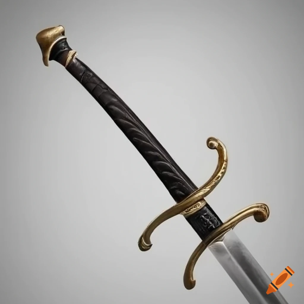 Image of a military cutlass sword on Craiyon