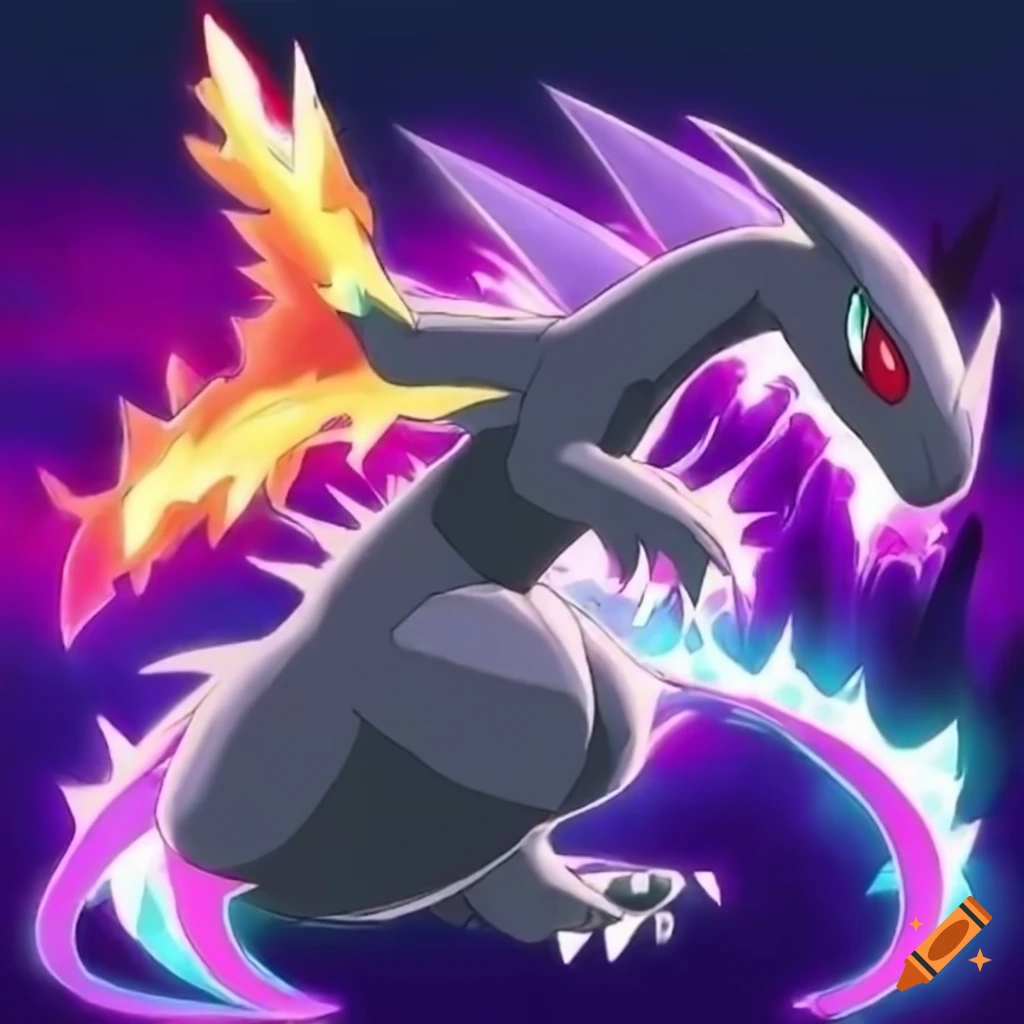 Image of a powerful psychic dragon Pokemon on Craiyon