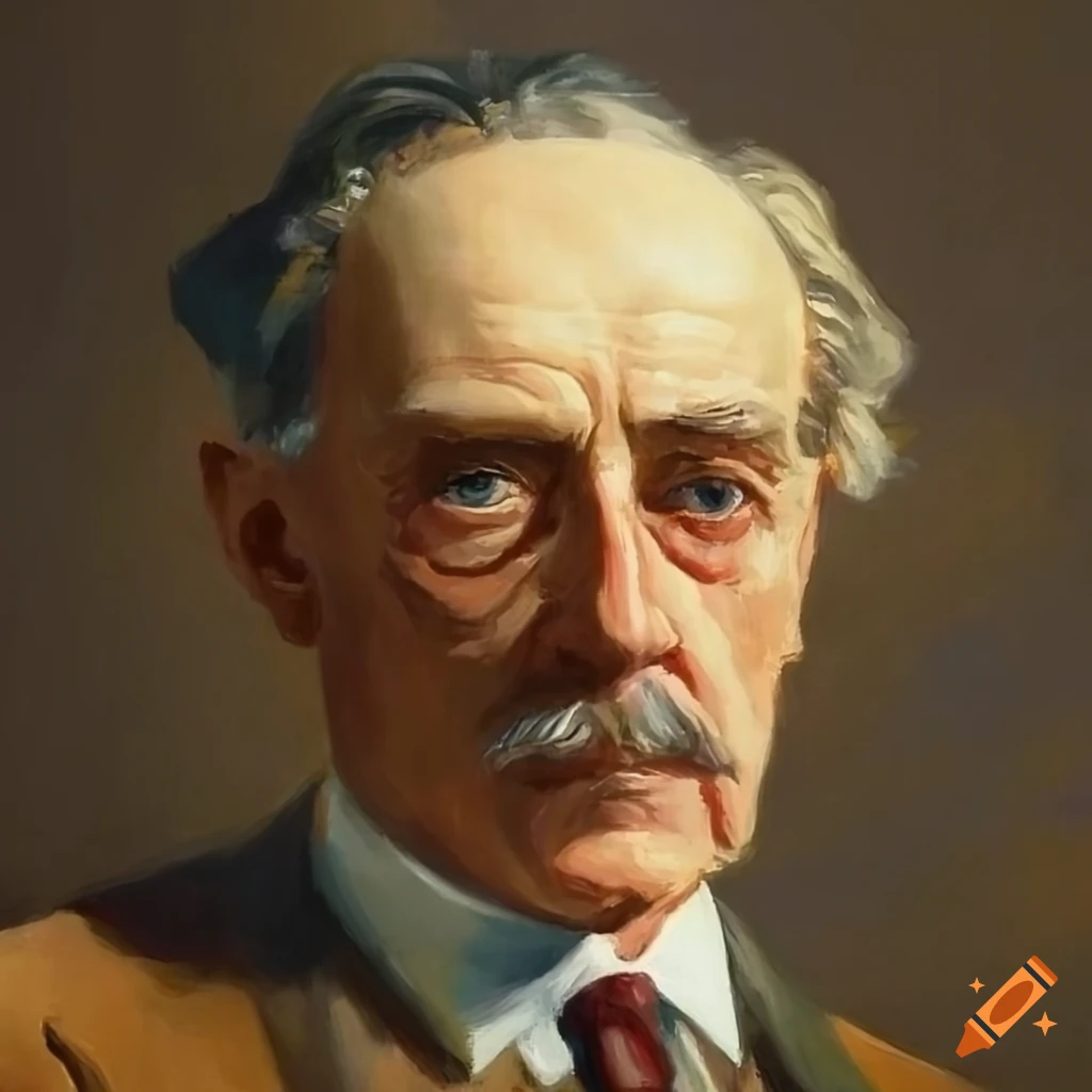 Vintage portrait of a british inspector in 1941 on Craiyon