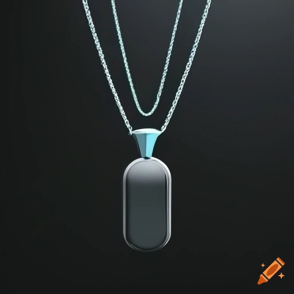 Smart necklace with IoT capabilities on Craiyon