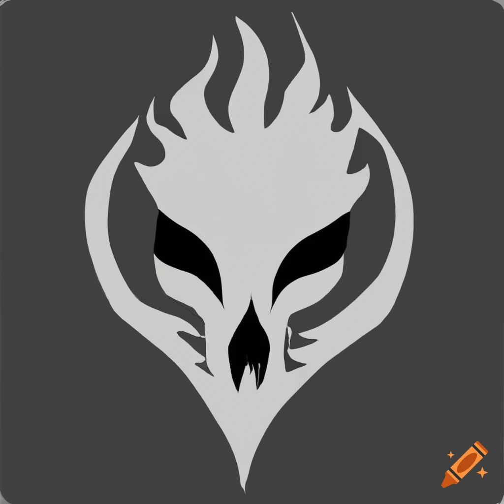 Symbol of hollow from the anime Bleach on Craiyon