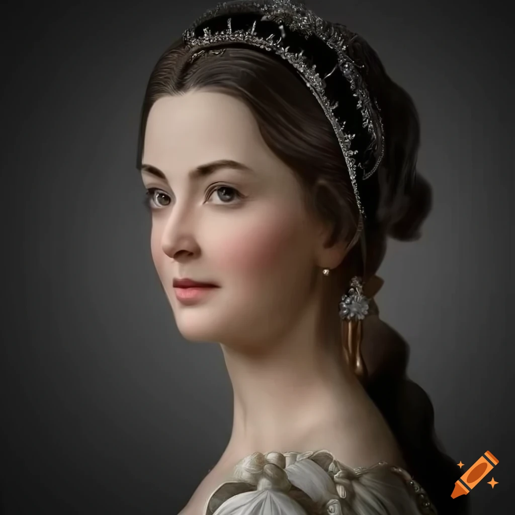 Portrait of a georgian english lady on Craiyon