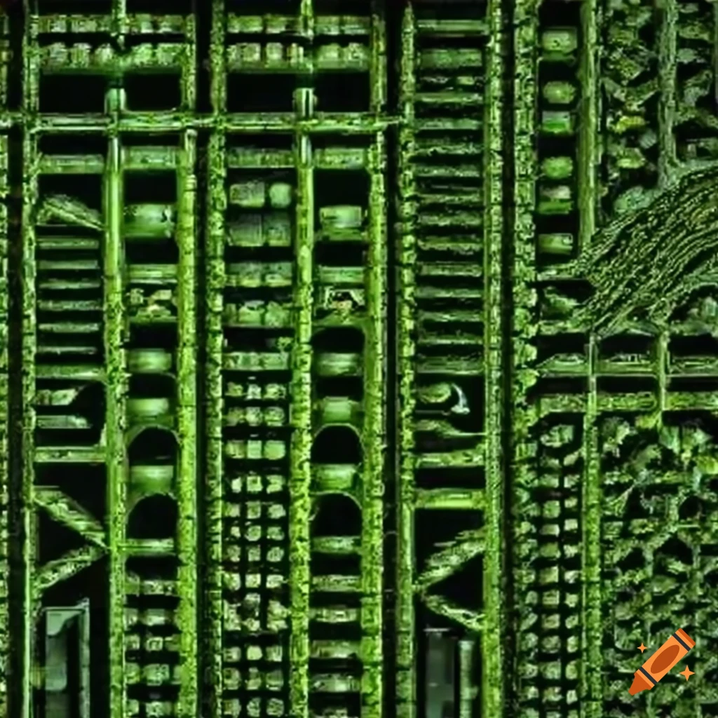 2D high-resolution organic alien tiles like in Super Metroid on Craiyon